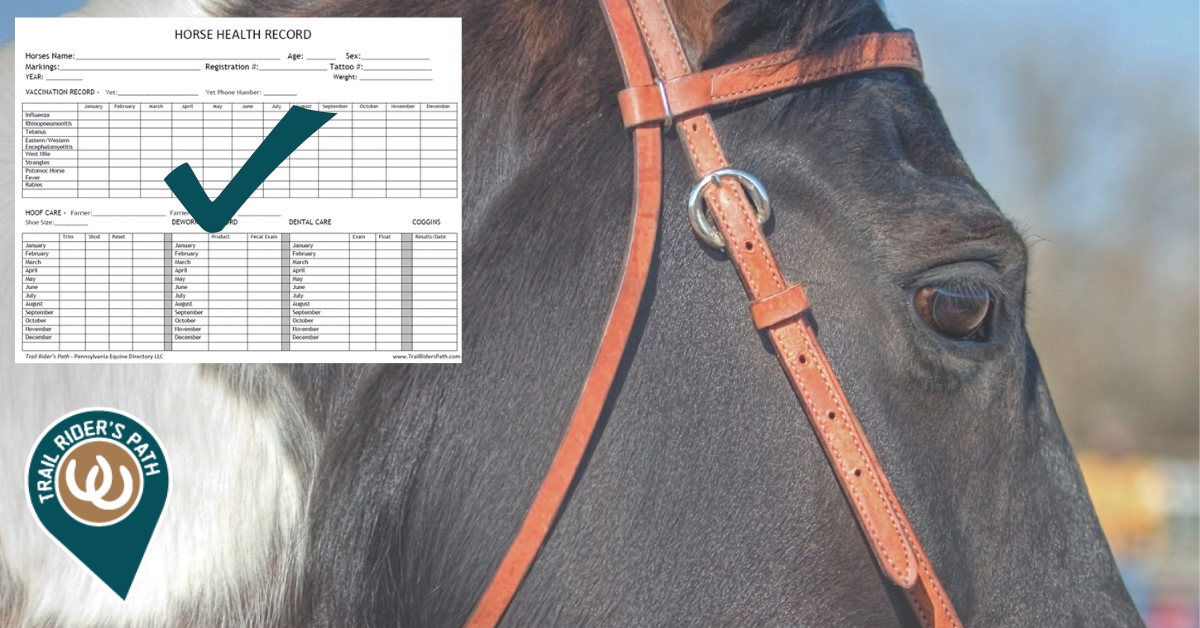 Useful Horsekeeping Forms - Trail Rider's Path